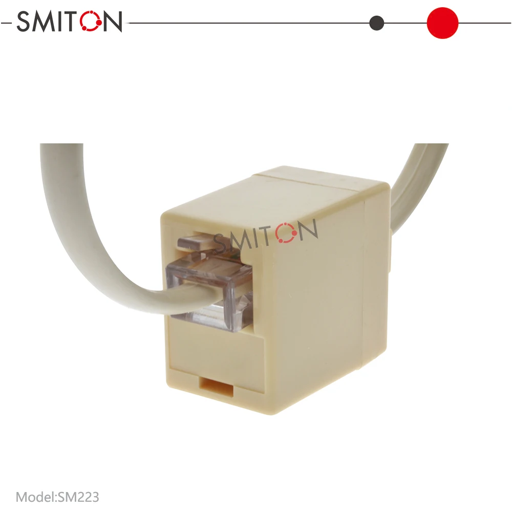 Telephone Rj11 Male Line To Rj11 Female Jack Splitter - Buy Rj11 ...