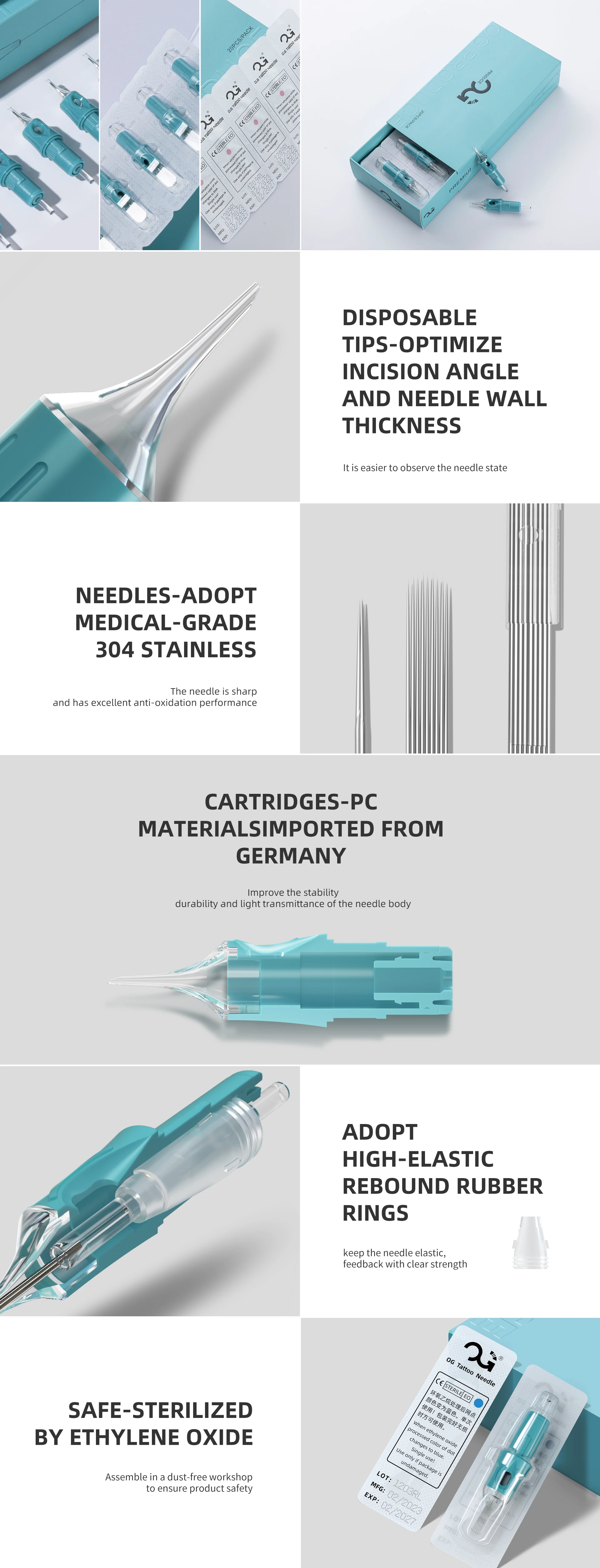 Og Produce Og Round Shader (rs) Tattoo Needle Cartridges 20pcs - Buy ...