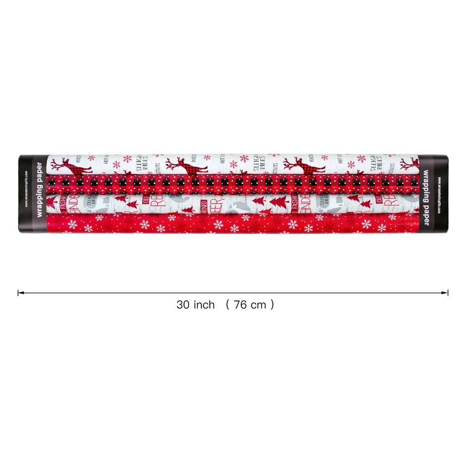 Custom Beautiful Christmas Gift Packaging Paper Rolls Wholesale ... Custom Beautiful Christmas Gift Packaging Paper Rolls Wholesale ...