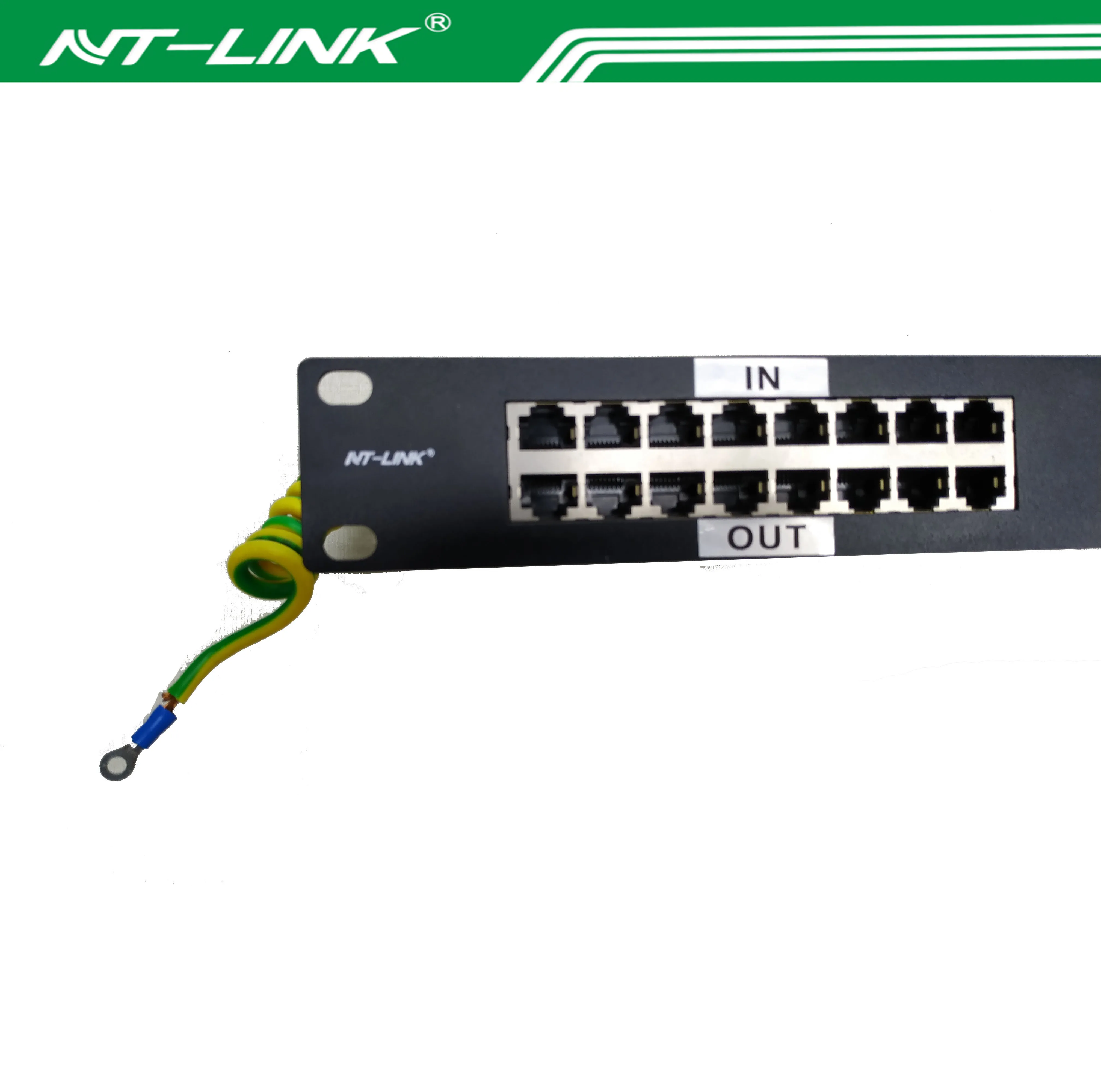 RJ45 Ethernet Cat6 Surge Protector - 24 Port Rack Mounted