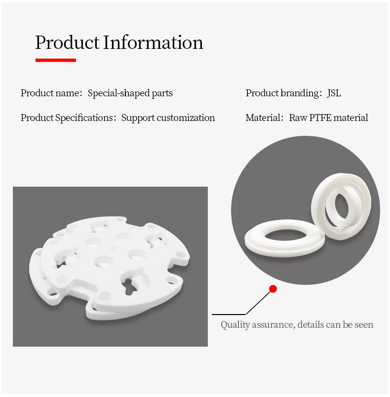 High Temperature Resistance Engineering Plastic Ptfe Cnc Machining Parts Source Factory Custom ...