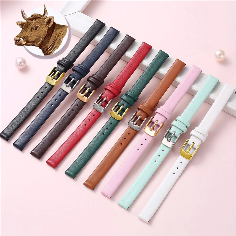Real Animal Skin Watch Band For Women Handmade Full Grain Leather ...