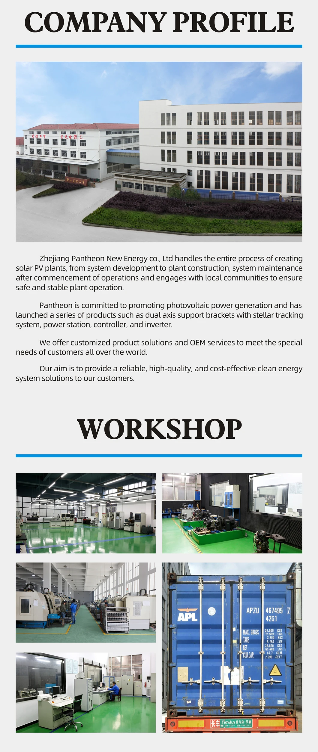 Dual Axis Solar Pv Tracker 2kw Smart Tracker Sun Power Clean Energy ...