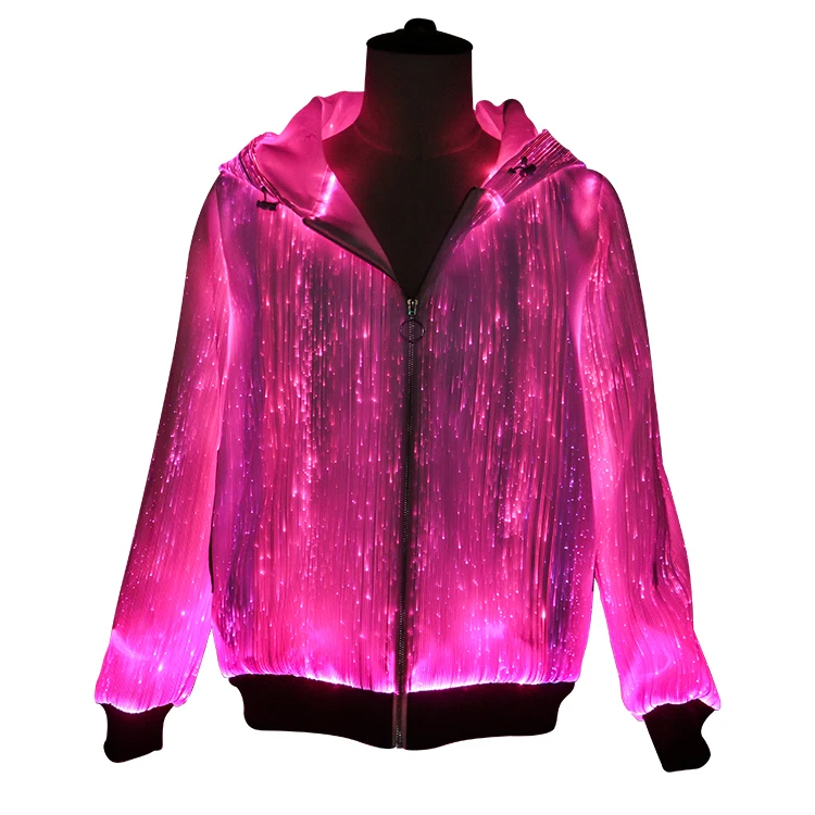 DJ Dance Show Nightclub Luminous Costumes LED Light Jacket