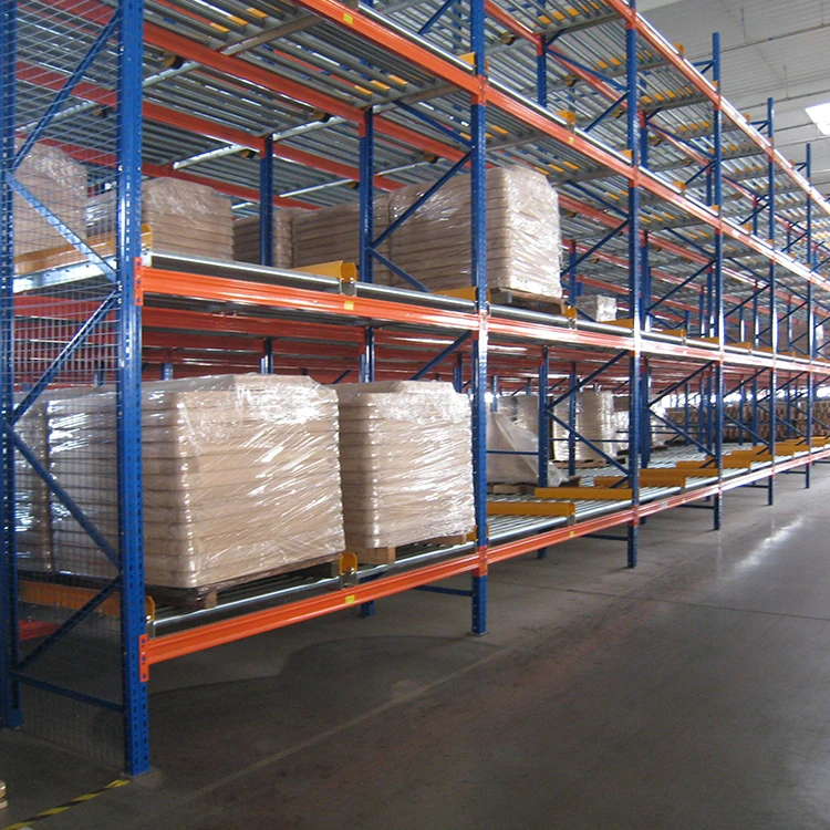 Alibaba.com: FIFO high-efficient warehouse storage, gravity pallet flow ...
