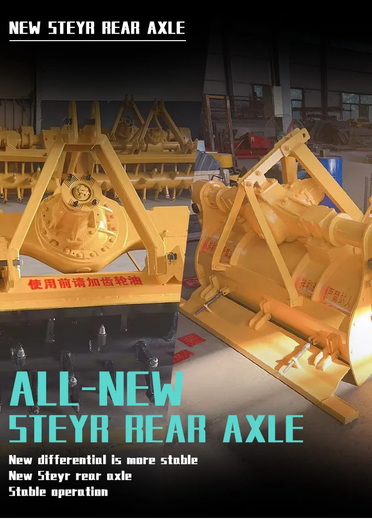 Airport Roadbed Lime Soil Mixer Three-point Suspension Rear Mixer With ...