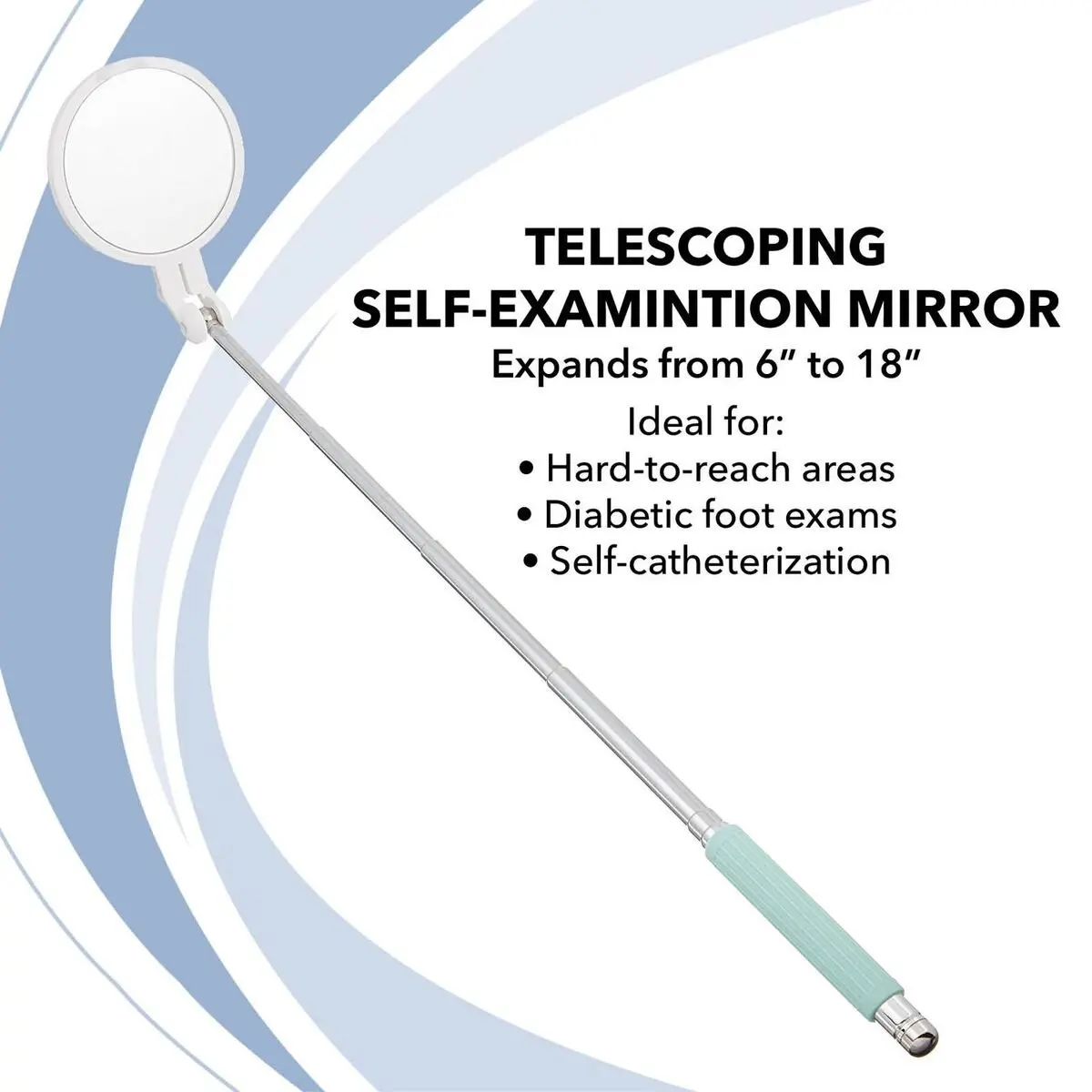 Telescoping Self-Examination Mirror Extending Handle Mirror for Self ...