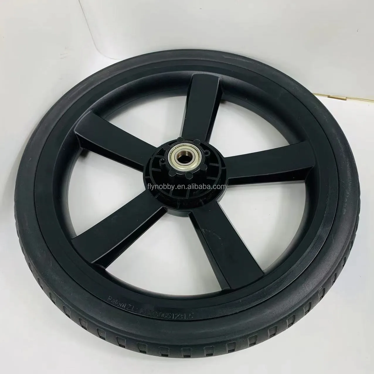 12 Inch Plastic Hub PU Foam Tire Wheel for Shopping Cart
