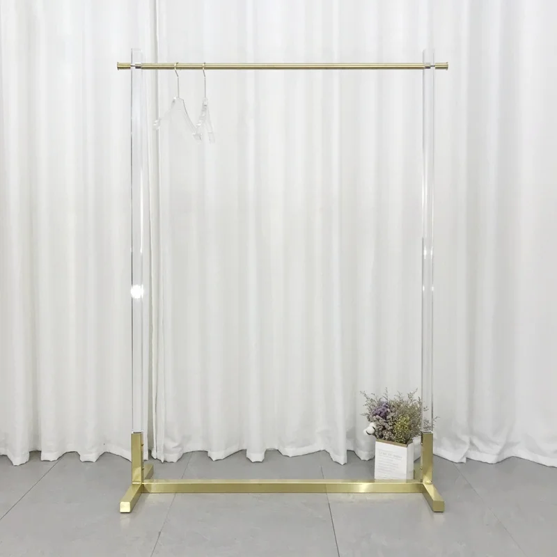 Acrylic Clothing Store Transparent Display Cabinet Multifunctional ...