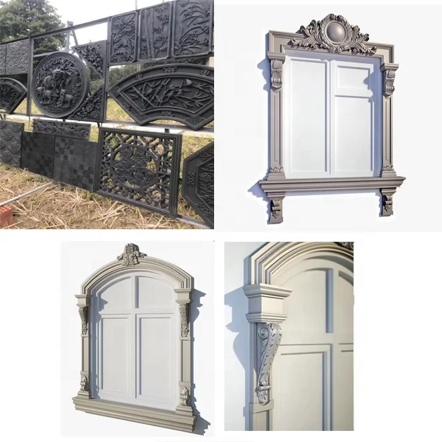 RF ABS Plastic Precast Window Ornament Decoration Mould