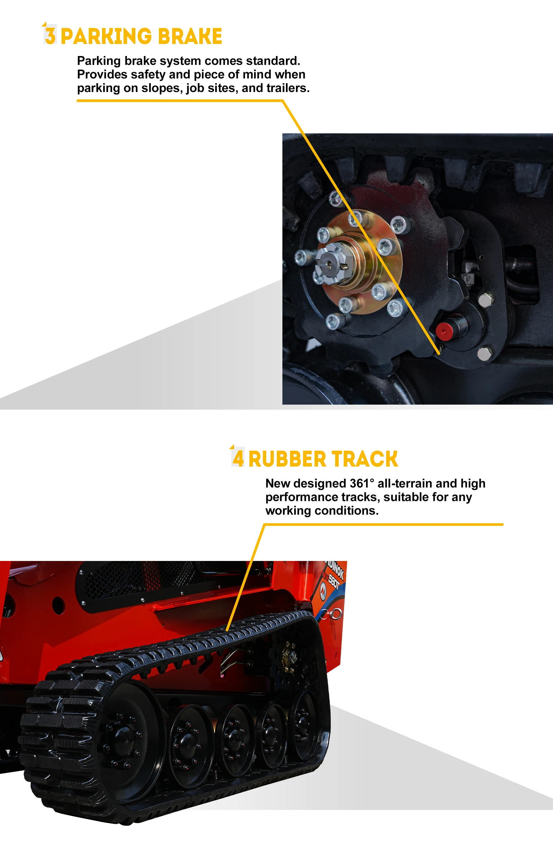 Widinok Chinese Diesel Engine Tracked Mini Skid Steer Wheel Loader With ...