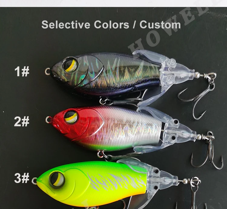 Chopper Pencil Rotating Propeller Bait 88mm 96mm Topwater Whopper ...