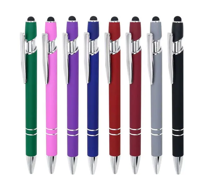 BECOL Customized 2-in-1 Multi-Colored Metal Ballpoint Pen with Logo ...