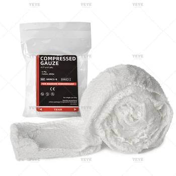Wound Compressed Gauze Sterile Viscose Medical Gauze Z Fold Disposable ...