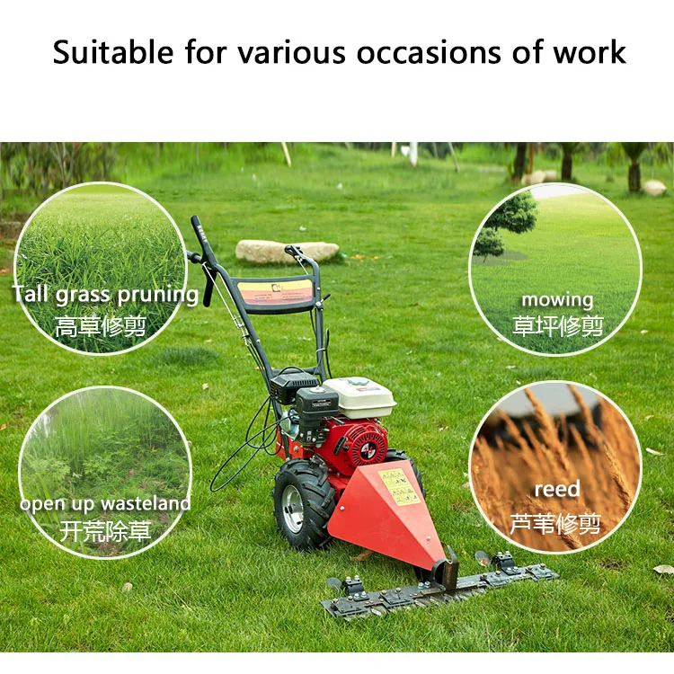 Orchard Manual Push Lawn Mower Weeder - Efficient & Durable
