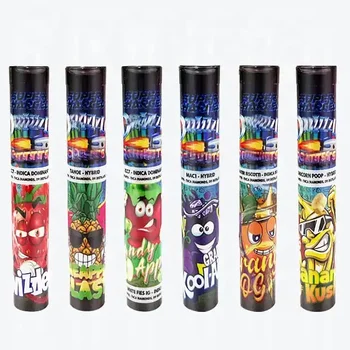 Custom 110mm 116mm Child Resistant Squeeze Tubes Heat Shrink Bands ...