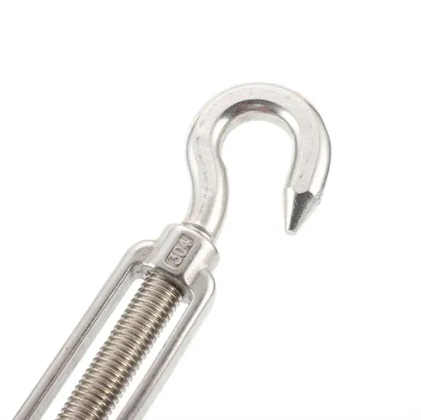 Factory Heavy Duty Wire Rope Turnbuckle Hook And Eye Forged Steel ...