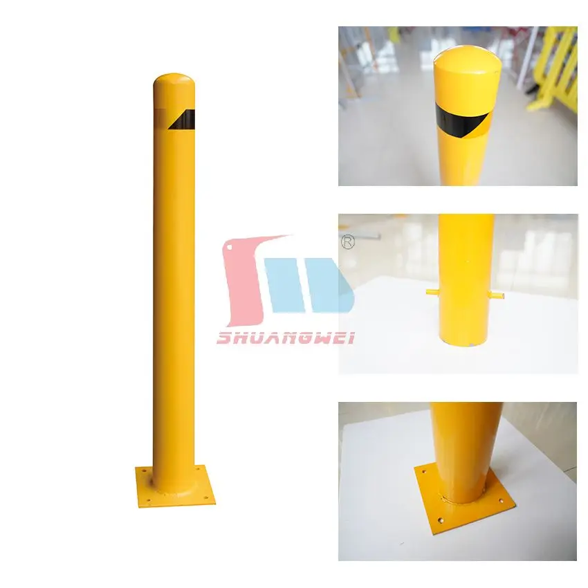 1044mm Steel Bollard Protection Parking Prevention Surface Mounted ...