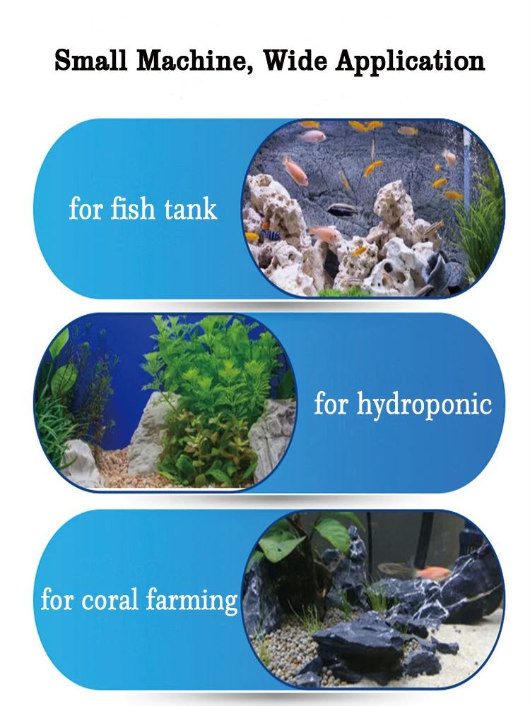 For Small 60L Aquarium Water Chiller with Pump for Fish Tank 200W 110 ...