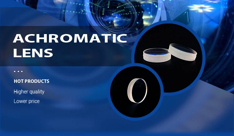 Triplet Optical Doublet Cemented Telescope Achromatic Lens