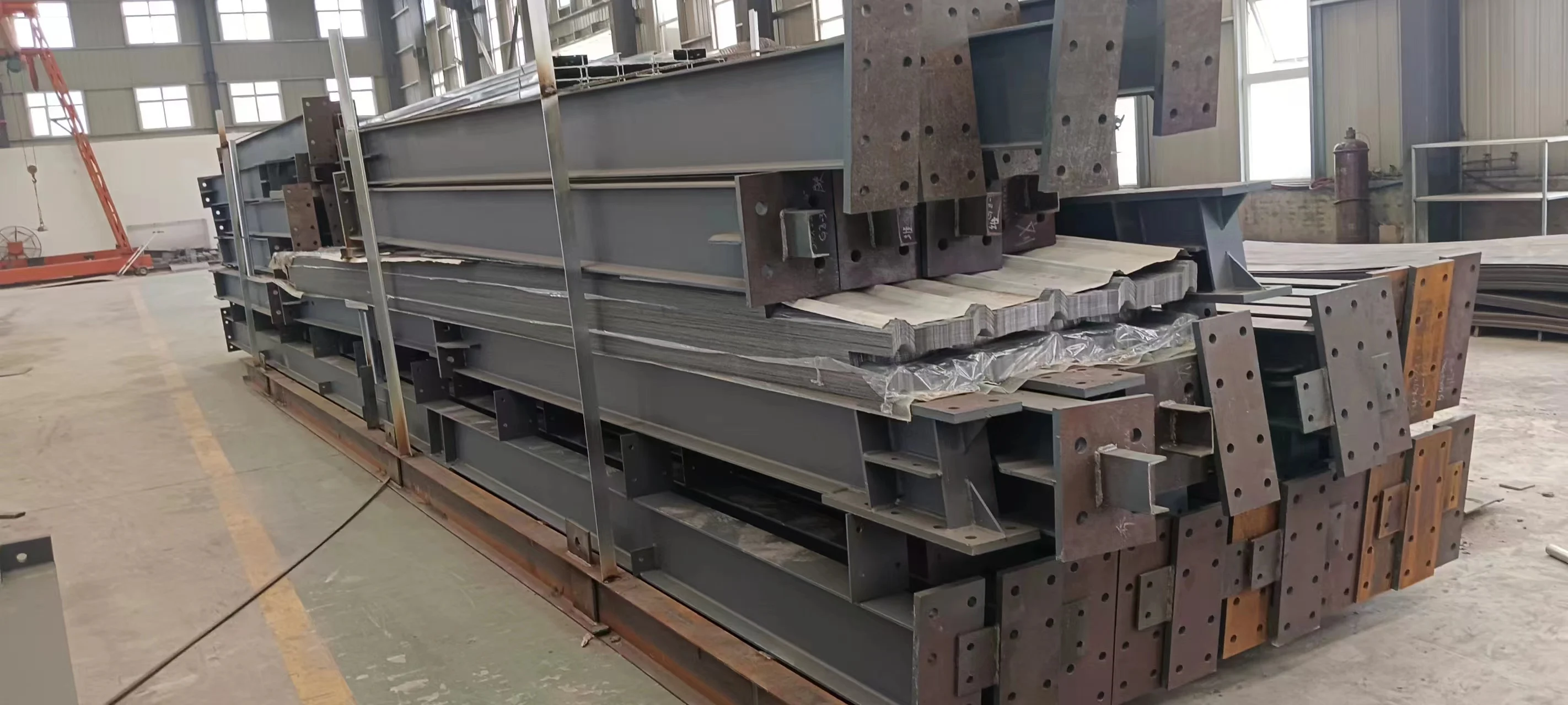 Prefabricated Warehouse Steel Structure Building H Beam I Beam ...