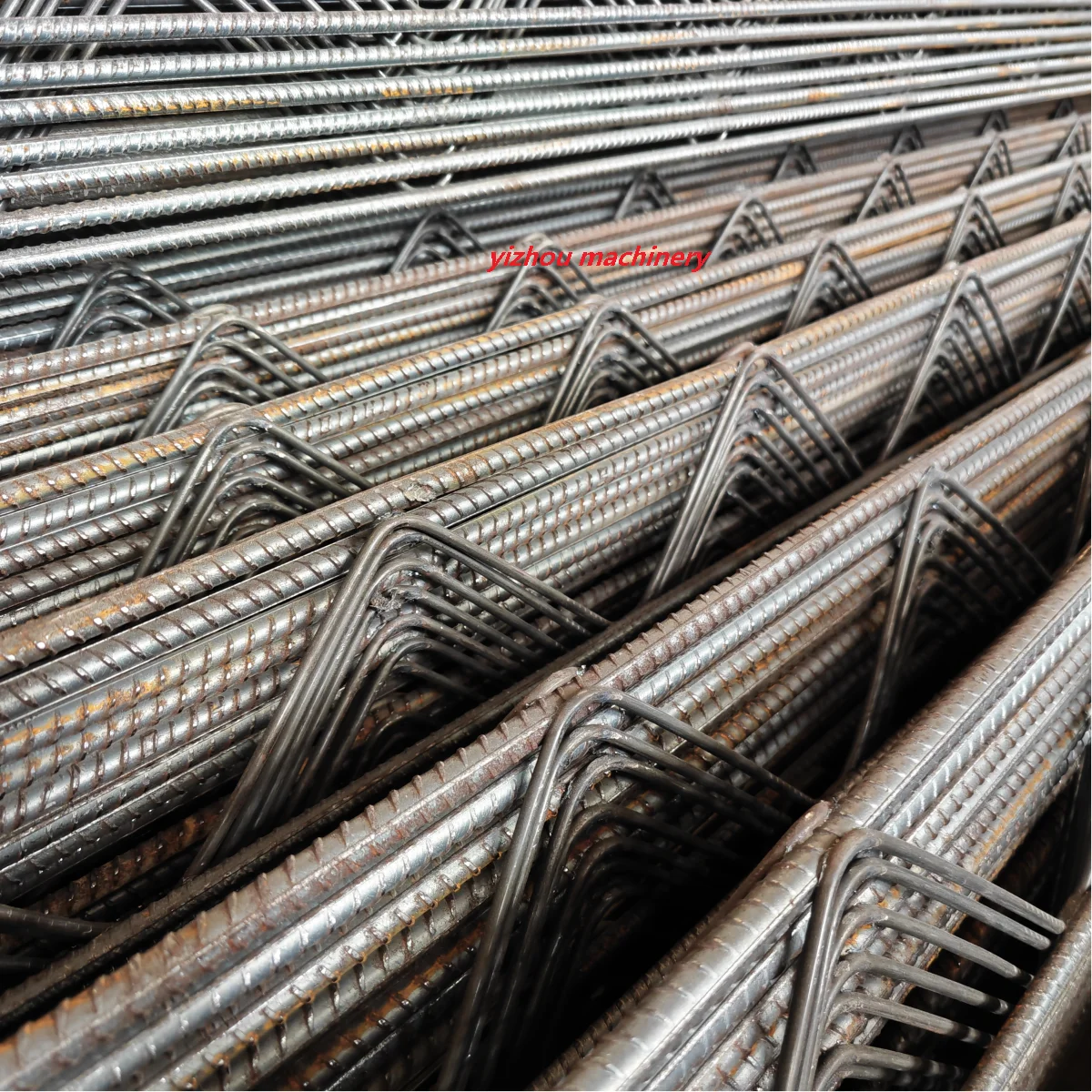 Yizhou High Quality Bar Rebar Truss Lattice Girder Beam Welding Machine ...