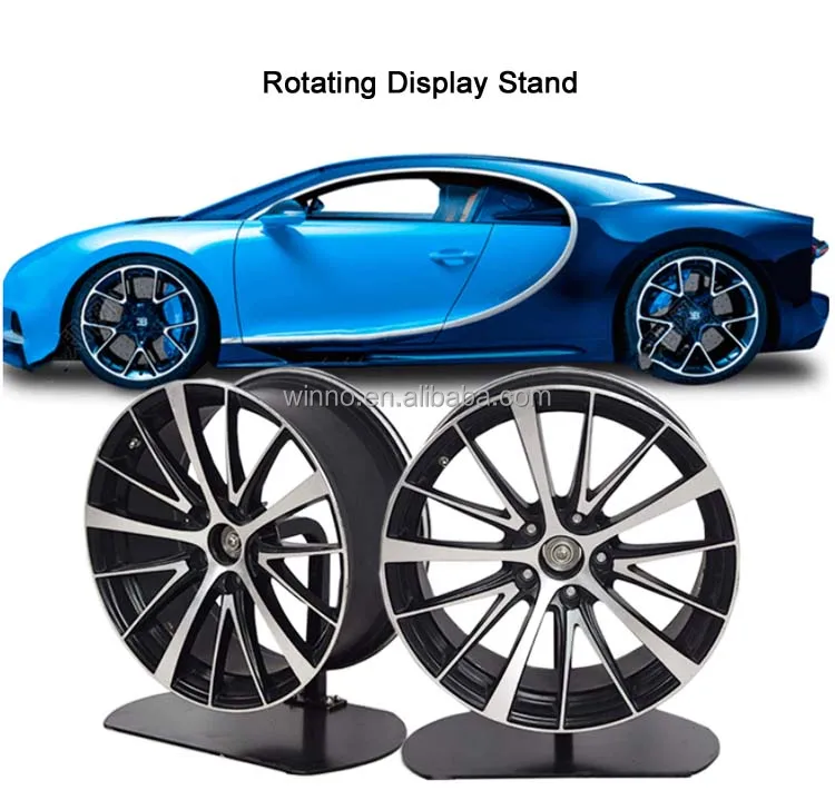 Wheel Hub Rim Display Stand - Efficient Auto Parts Storage