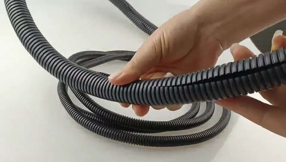 Flexible Wire Loom Nylon Corrugated Split Plastic Tube Pa Pp Pe Pipe ...