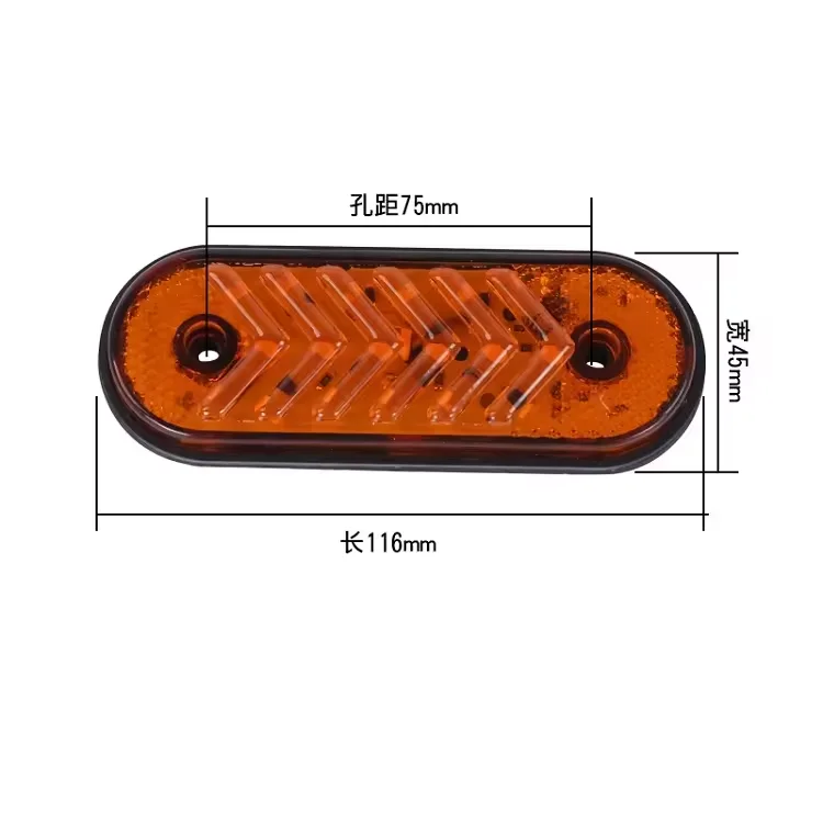 Truck Light 24VLED Arrow Flow Truck Side Light with Indicator Lights ...
