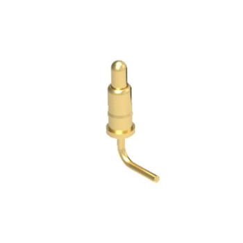 Angled Through-hole Type Spring-loaded Pins Contacts Precision Machined ...