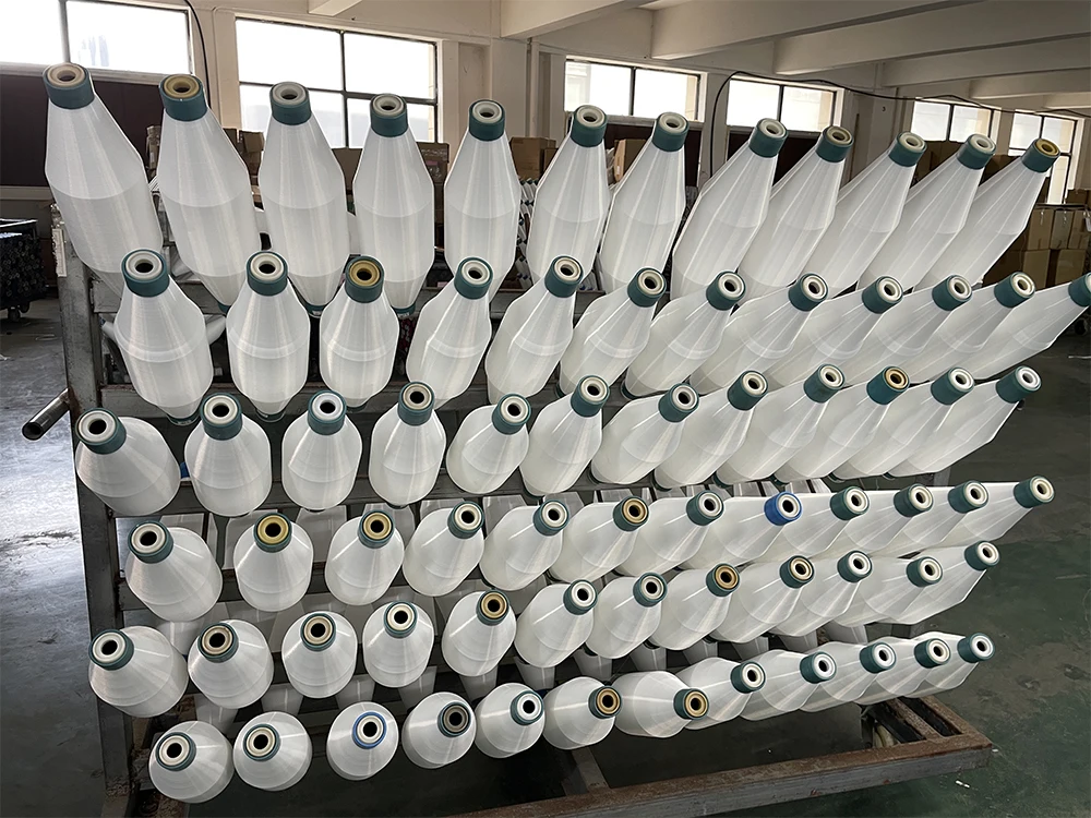 Factory Direct 10D/1F Semi Dull Polyester Curly Yarn Monofilament ...