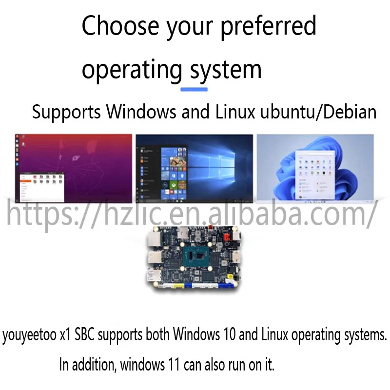 SBC Motherboard X86 Development Board - Windows10/linux