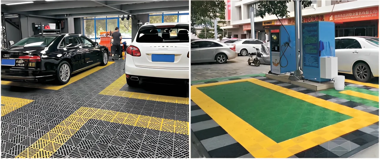 Interlocking Modular Garage Floor Tiles - Durable & Easy Install