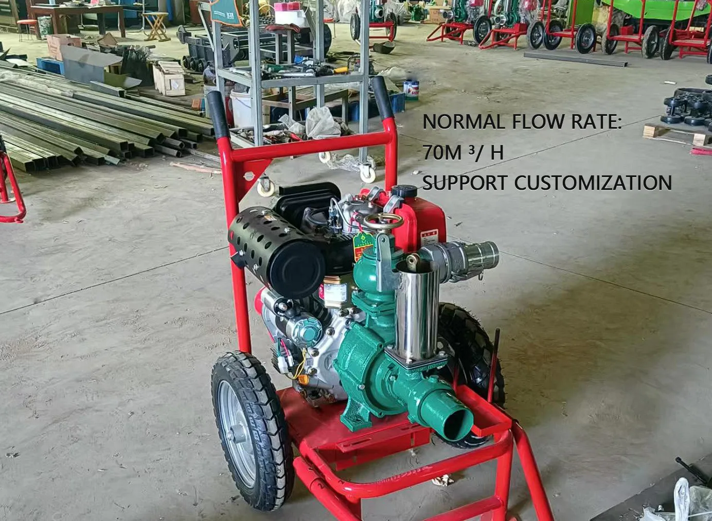 Agriculture Irrigation System Disesel Pump Hand Propelled diesel Engine ...