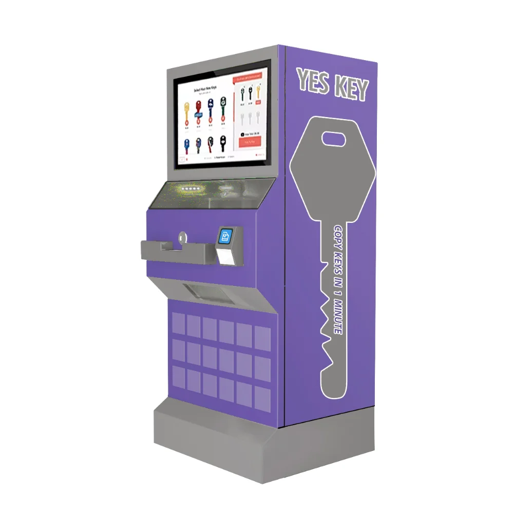 Purple Automatic Key Duplicating Machine - Self Service