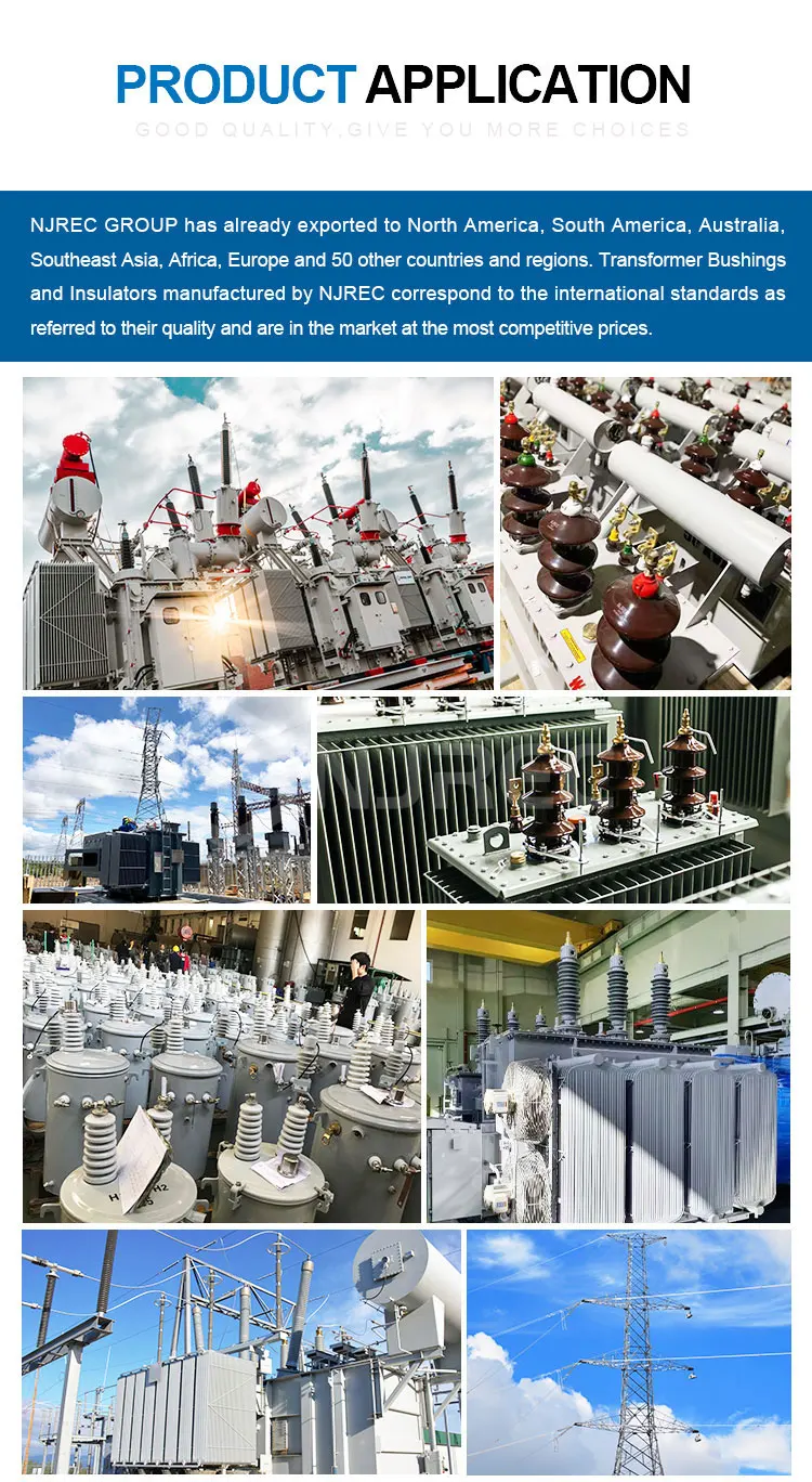 110kV OIP RIP Transformer Bushing with KEMA Test Report - Reliable ...