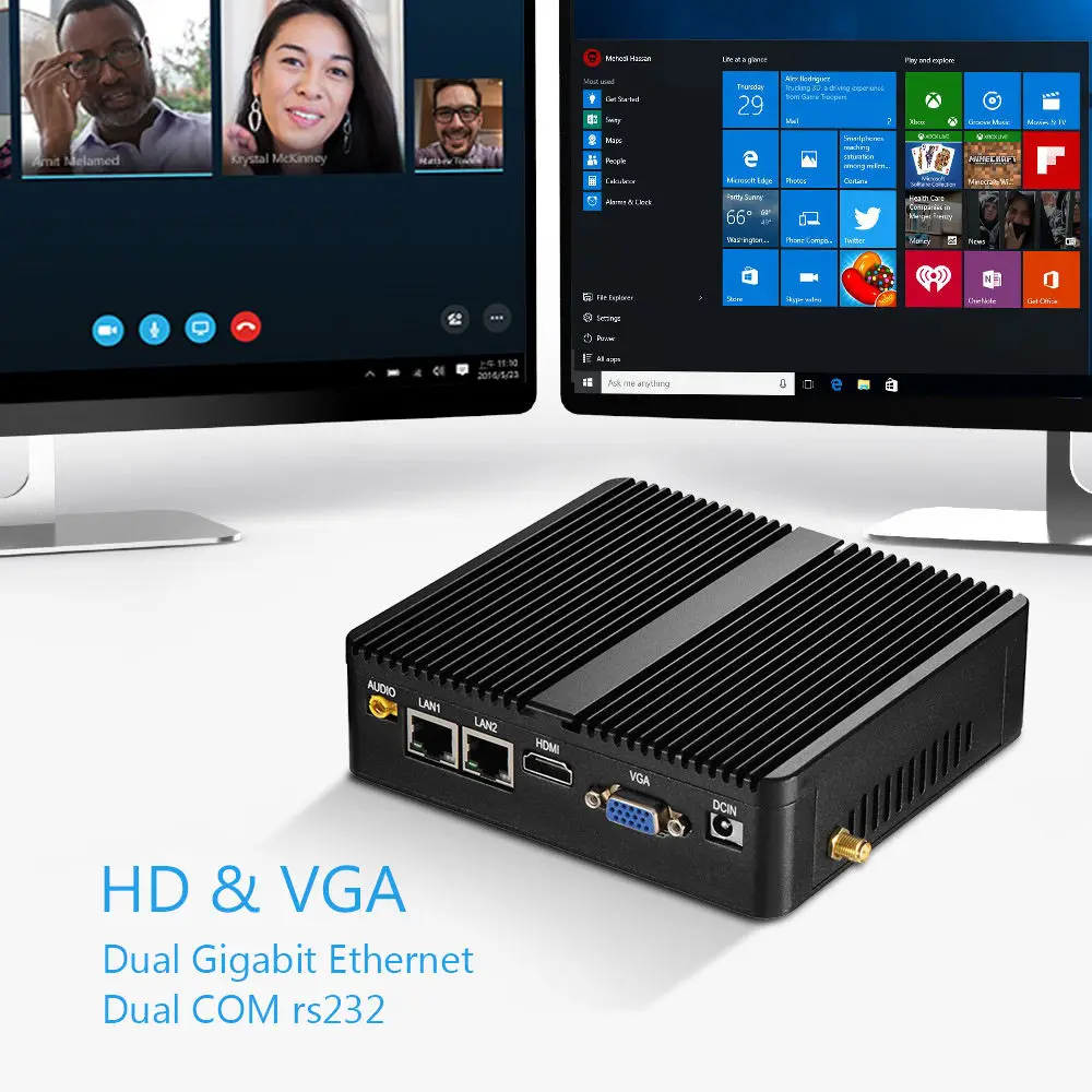 Cheap I7 I5 I3 Industrial Ipc Fanless 4gb/8gb/16gb Barebone System Wins ...