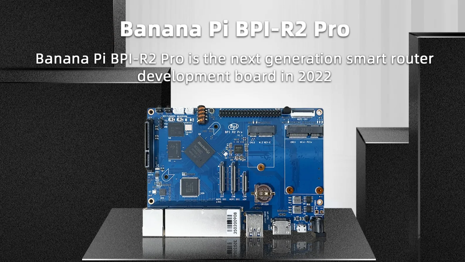 Banana Pi R2 Pro 2gb Ram Rk3568 Smart Gigabit Network Router Development Board - Buy ...