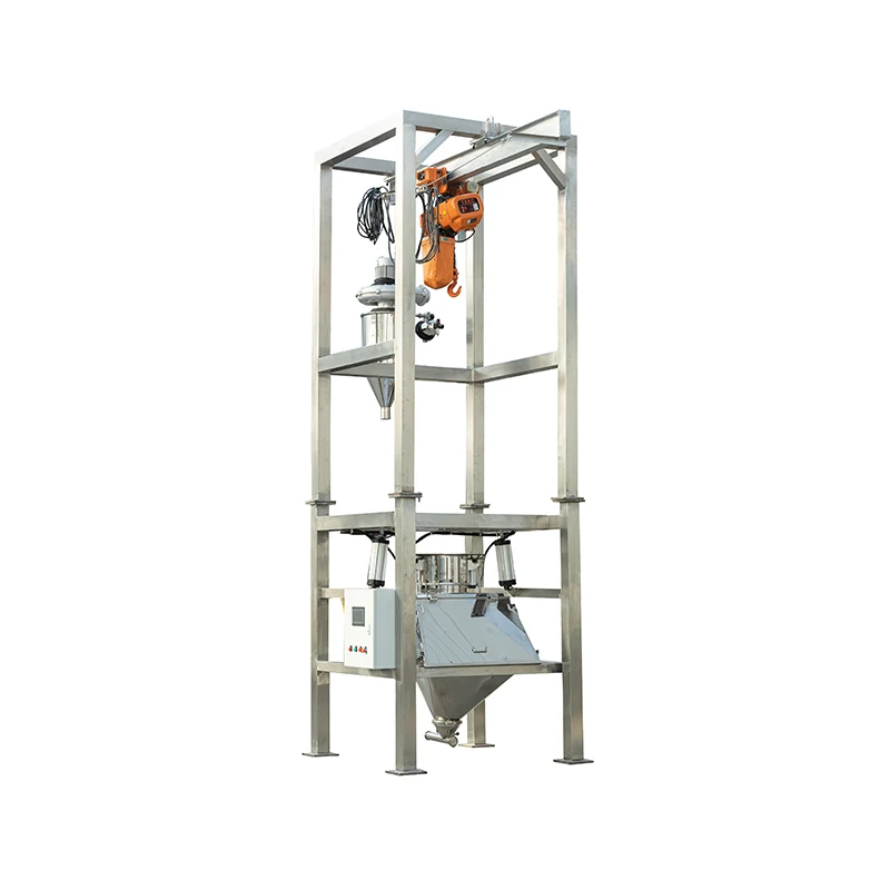 Automatic Powder Big Bag Unloading System Bulk Bag Unpacking Station ...