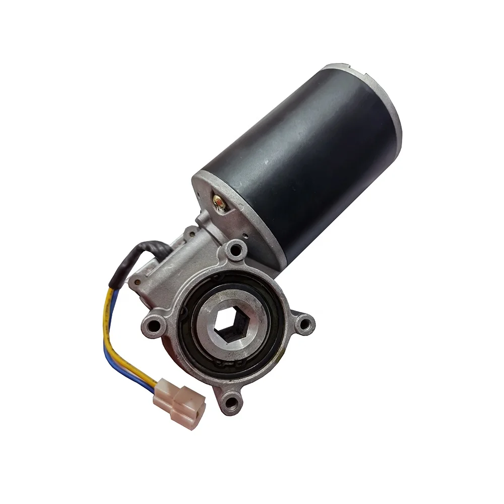 12V 80W DC Motor with Permanent Magnet and Carbon Steel Shaft