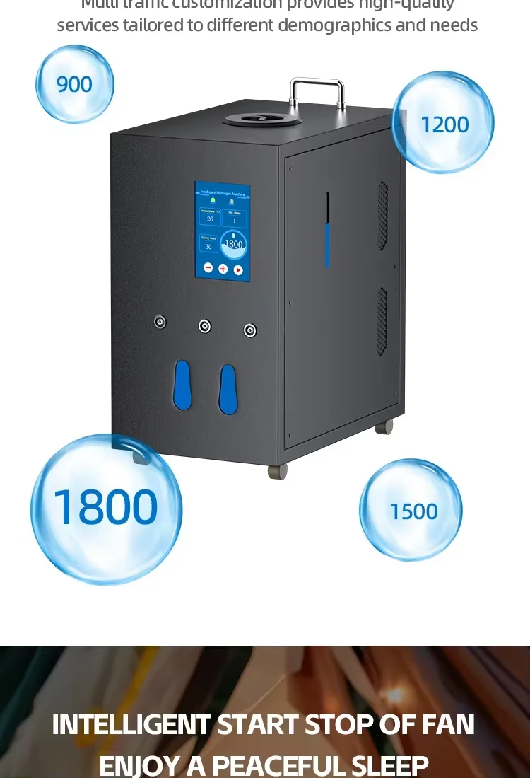900ml to 1800ml Water Electrolysis - Rich Hydrogen Generator