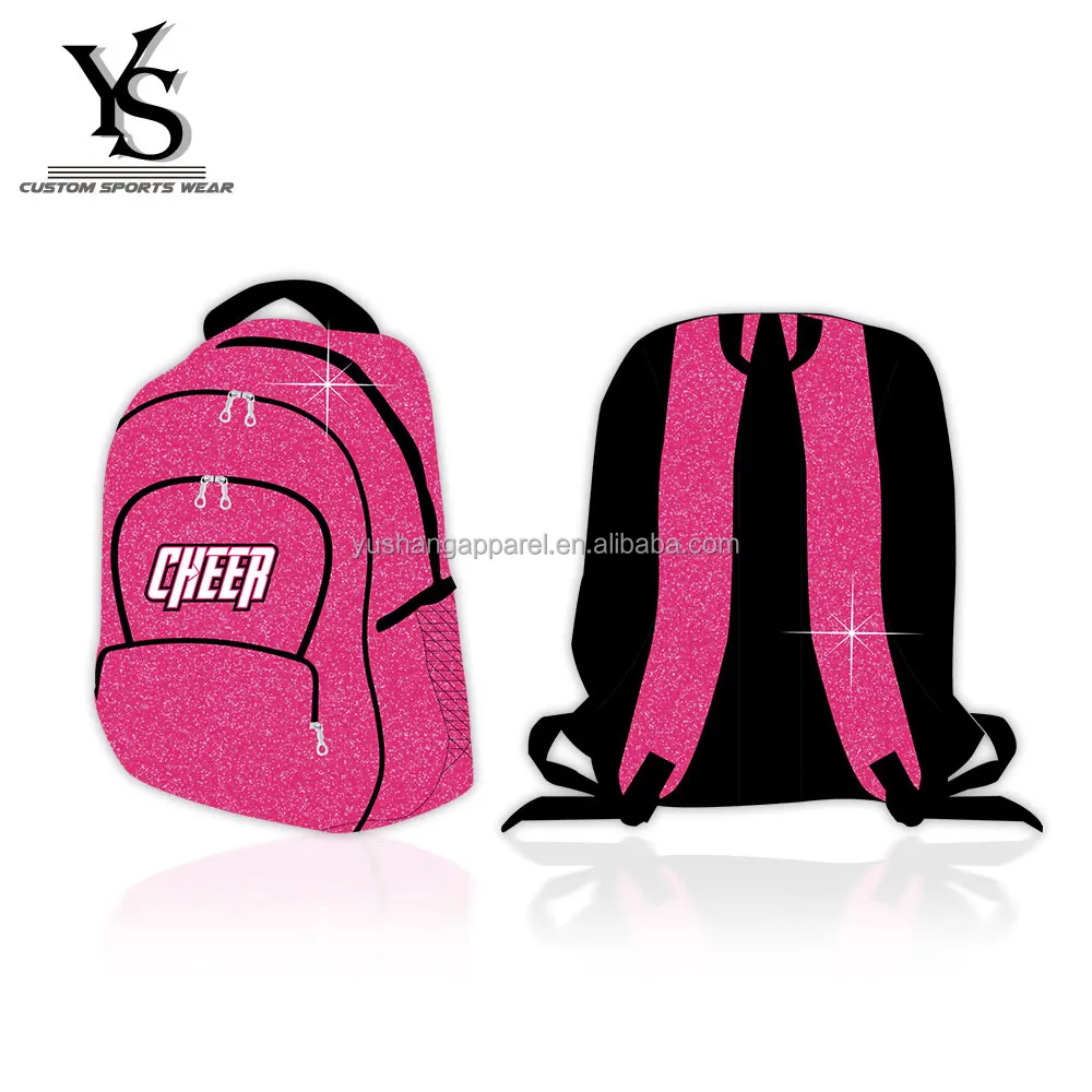 Custom Glitter Cheer Backpack Multiple Colors For Cheer And Dance Bag ...