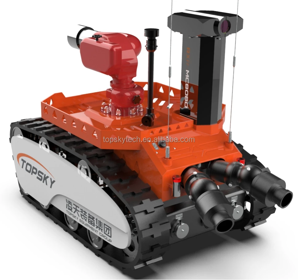 1000M Remote Control Distance Explosion-Proof Fire Fighting Robot