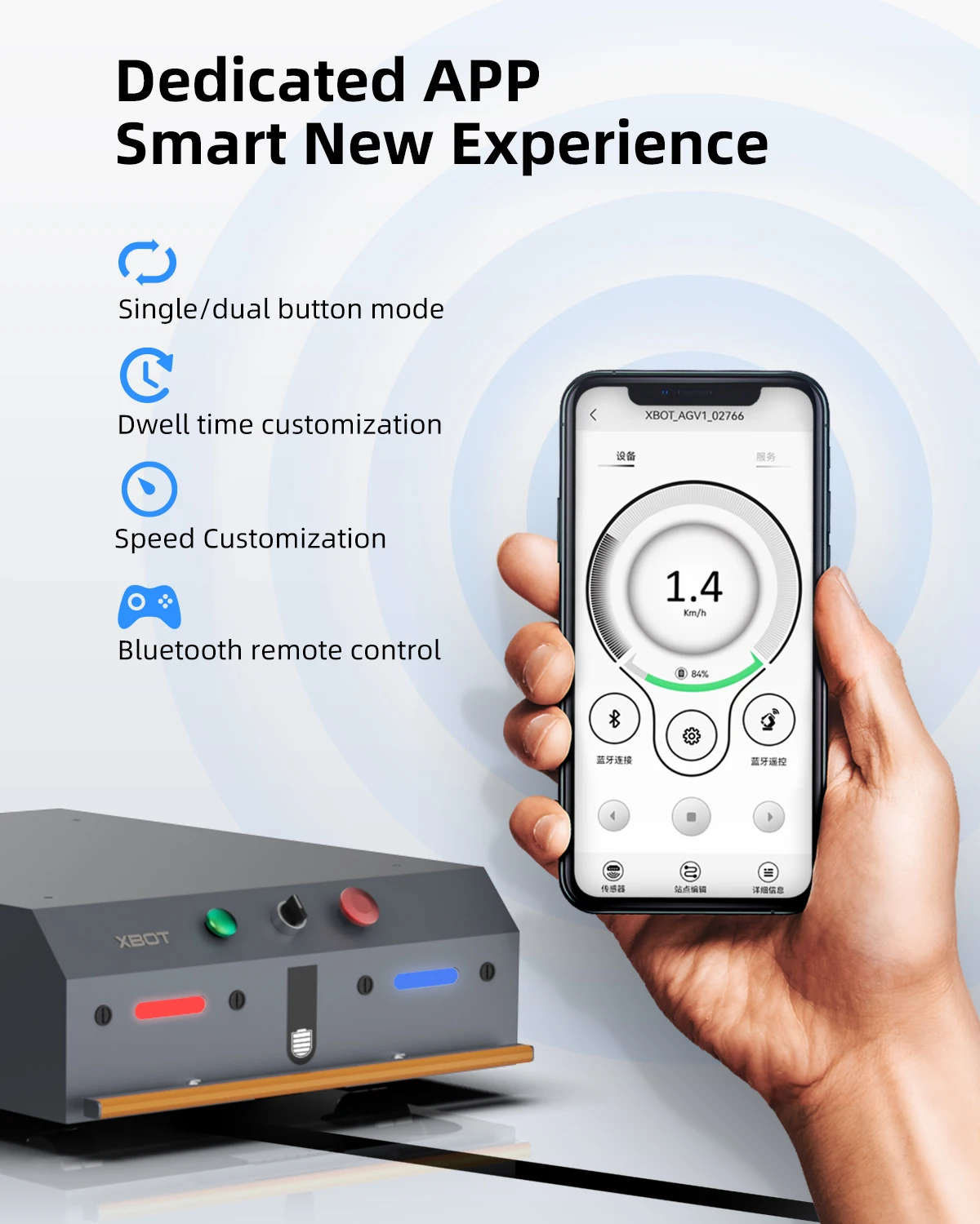 AGV Robot Warehouse Autonomous Car Handling Trolley 200KG Enhanced ...