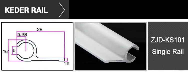 Industrial Curtains Aluminum Alloy Tent Frame Keder Rail Tube Extrusion ...