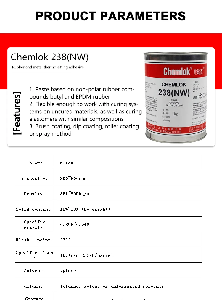 Chemlok 238nw - Superior Adhesive for Metal Bonding