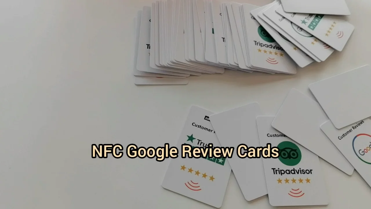 Personalized Google Review Sign Nfc Scan Code Acrylic 13.56mhz Nfc ...