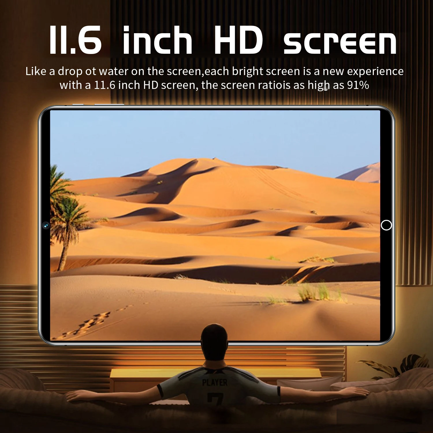 Global Version 11.6 Inch 16GB Ram 1TB Rom 8800mAh Android 11.0 Wifi ...