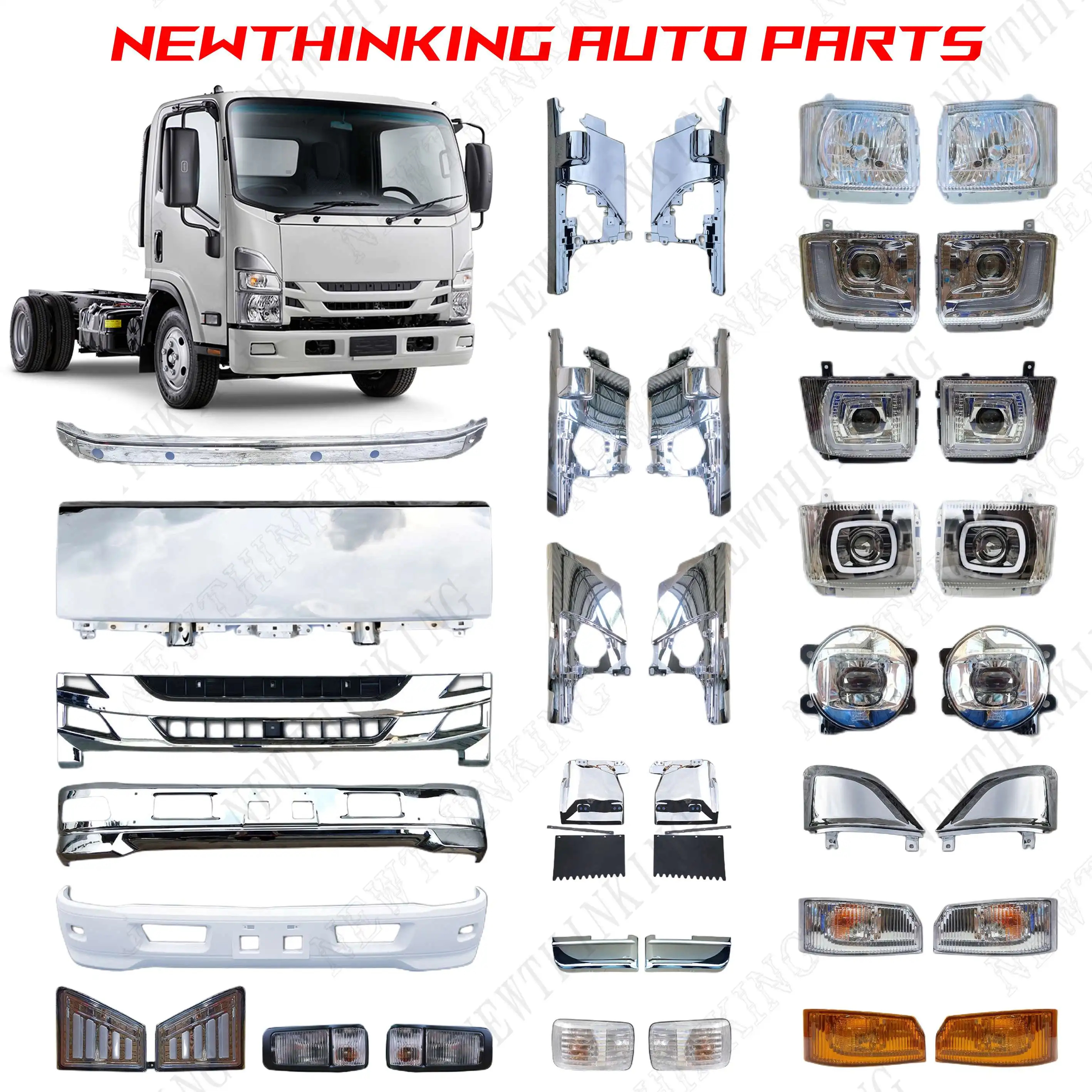 ISUZU Truck Spare Parts - Full Set of Chrome Body Parts