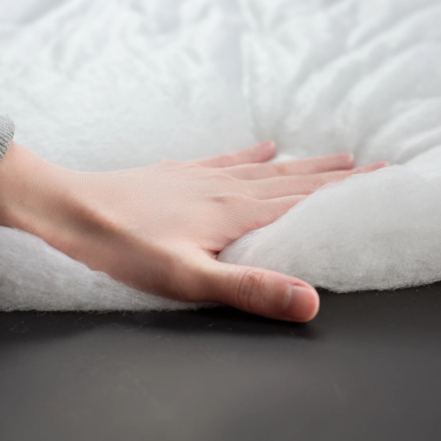 Polyester Wadding Fiber 200gsm High Loft Washable Thermal Bonded ...